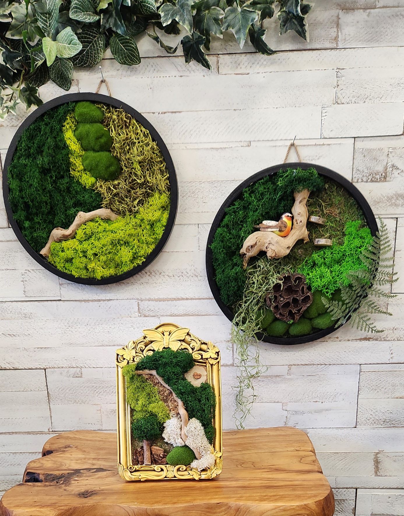 moss wall decor